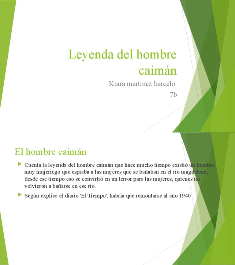Leyenda Del Hombre Caimán | PDF