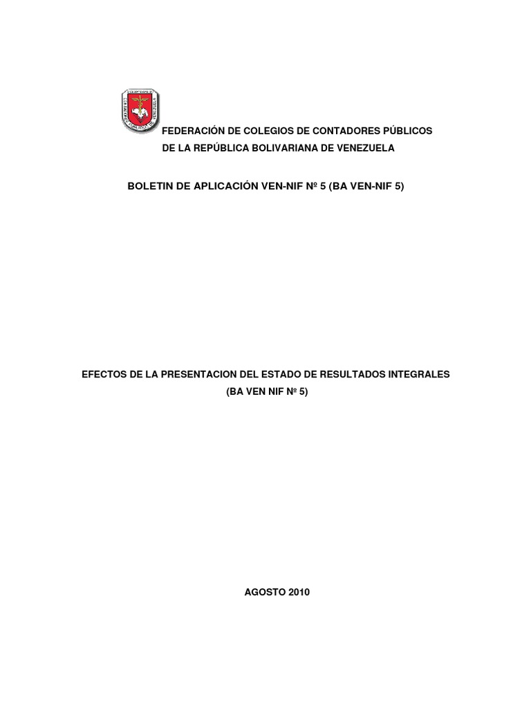 Ba Ven Nif 5 | PDF | normas internacionales de INFORMACION FINANCIERA ...