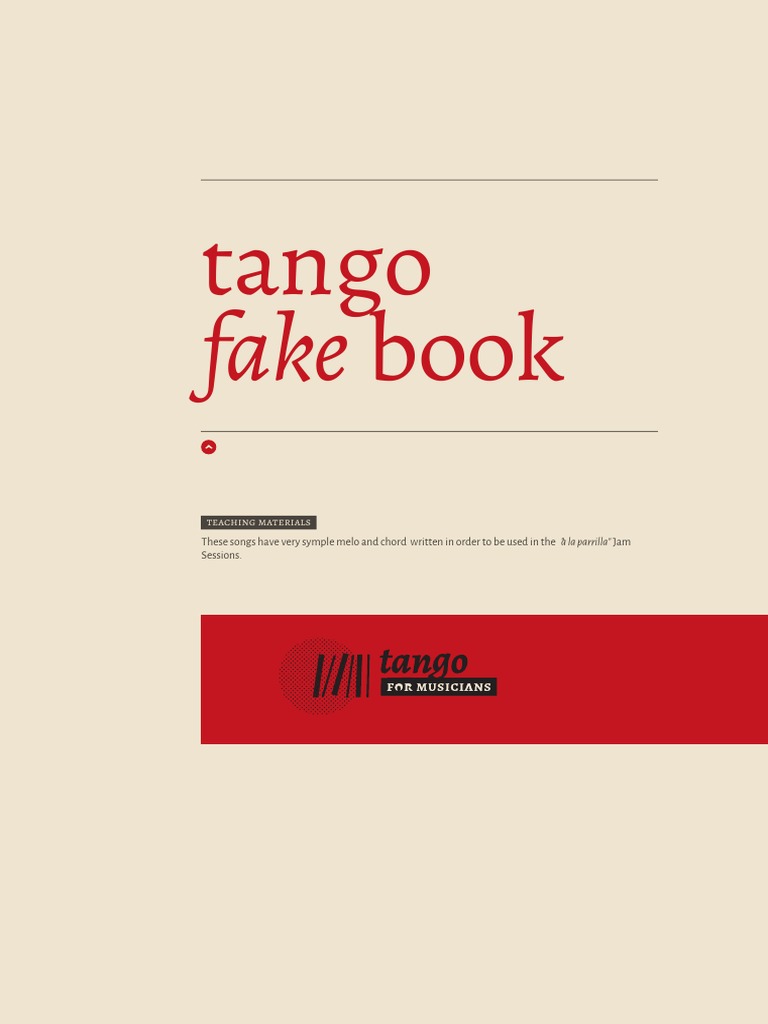Tango Fake Book - TFMonline2021 - MALE KEYS | PDF | Música uruguaya | Musica argentina