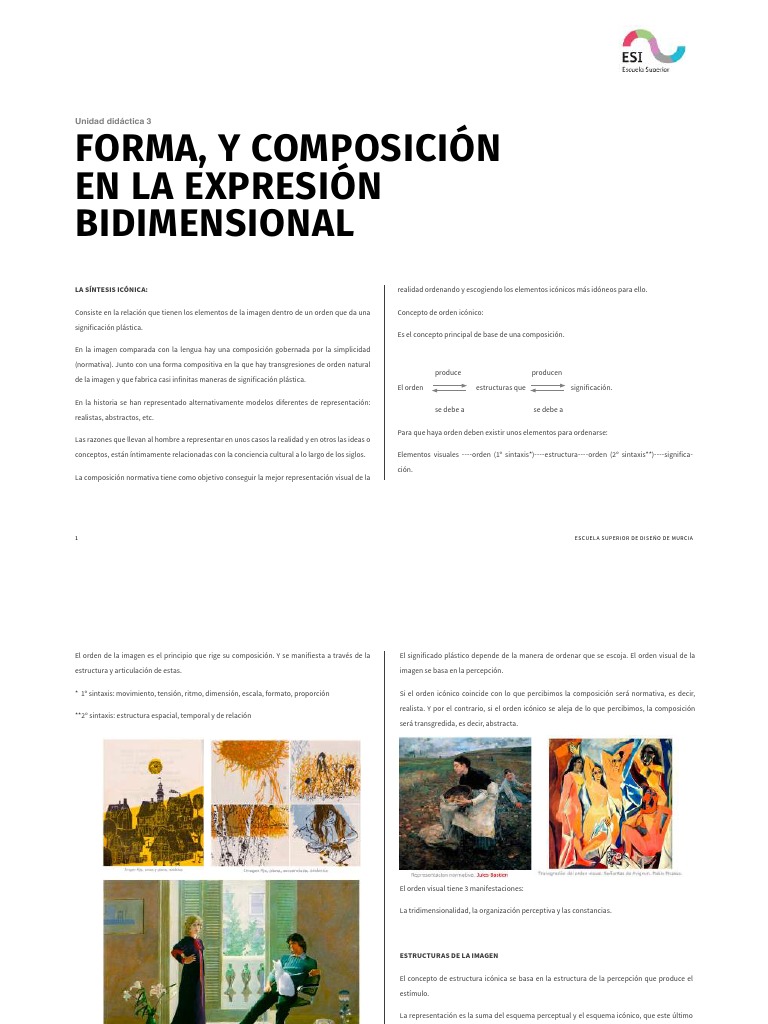 Forma y Composición Bidimensional | PDF | Imagen | Color