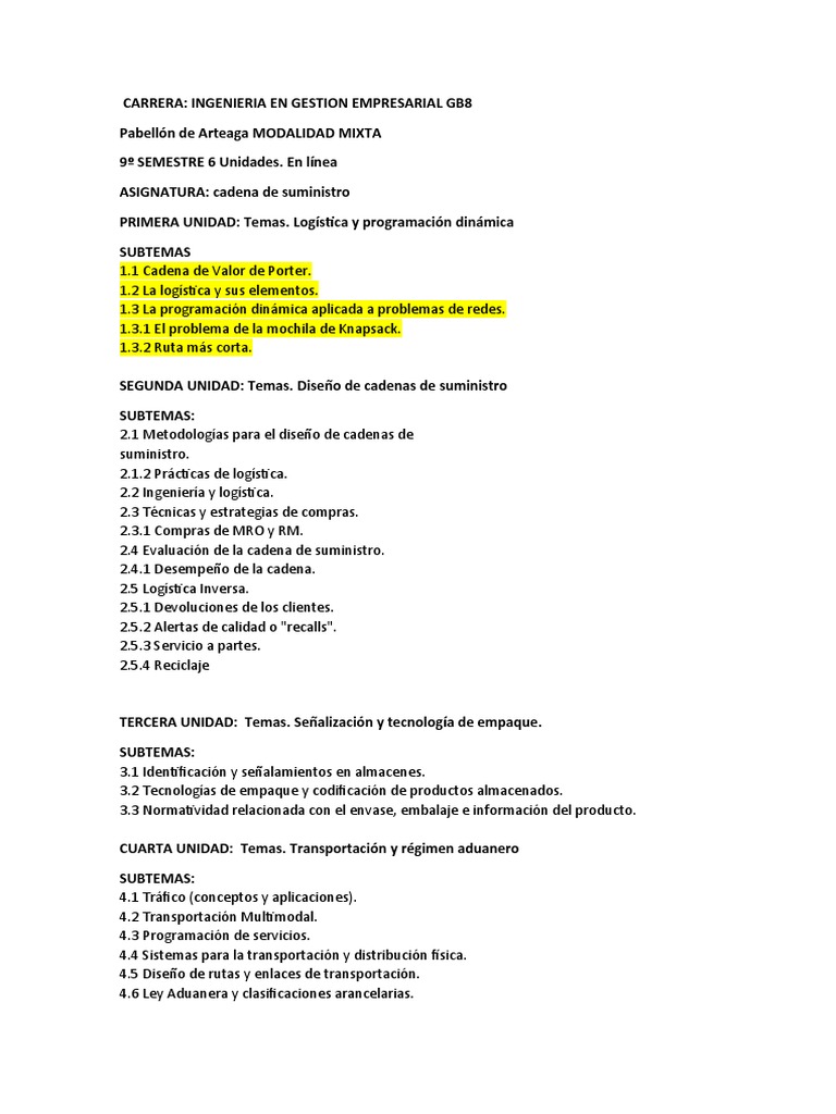 GB8-Cadena de Suministro | PDF | Logística | Economias