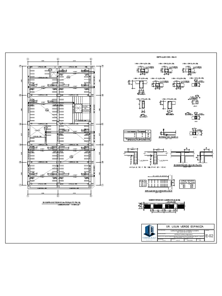 Plano de Techo Aligerado | PDF