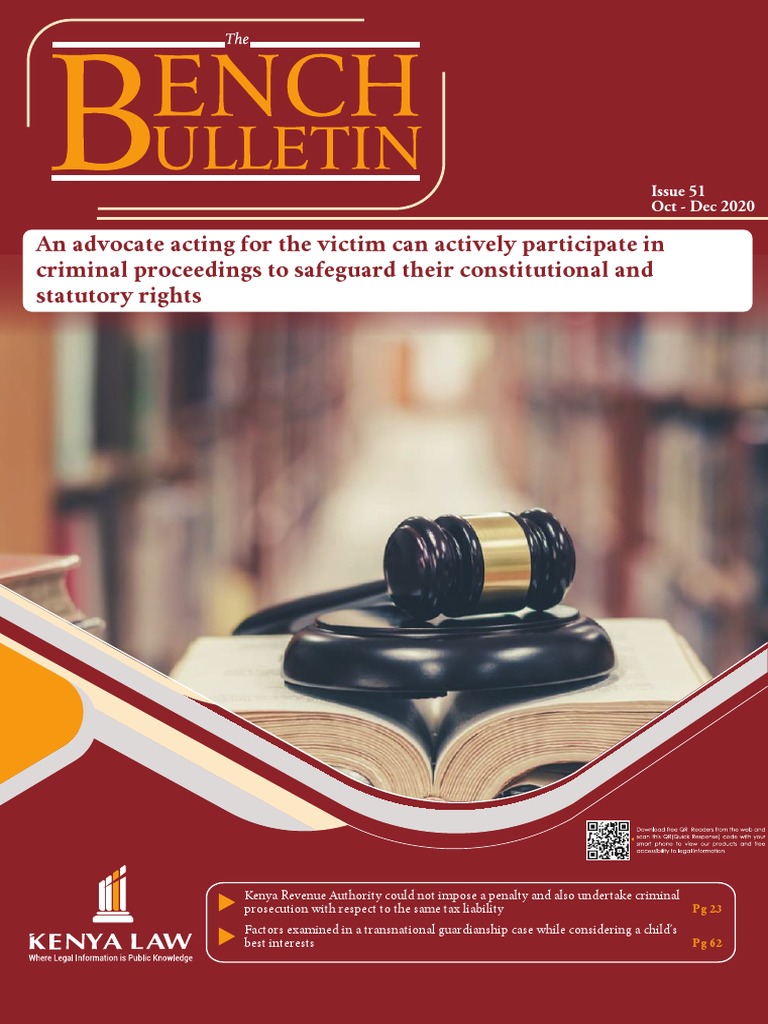 Bench Bulletin Issue 51 | PDF | Prosecutor | Trials