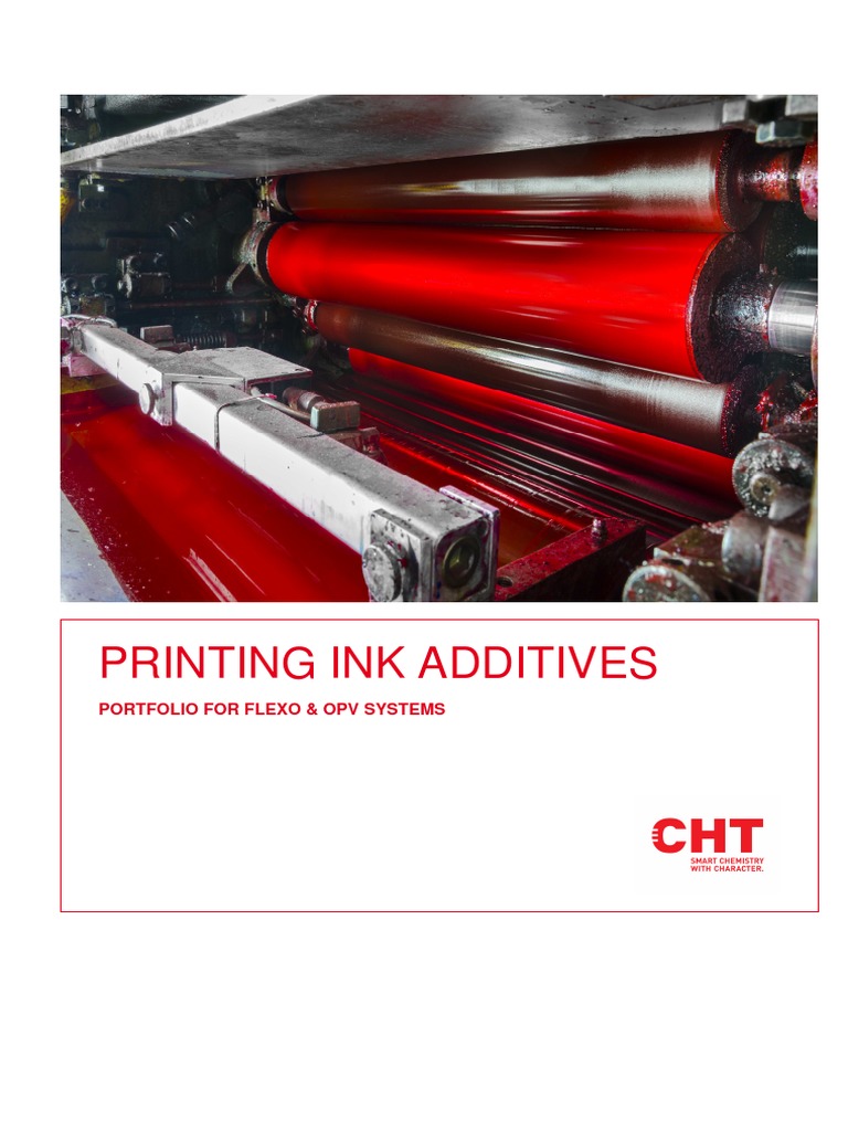 Printing Ink Additives: Portfolio For Flexo & Opv Systems | PDF ...