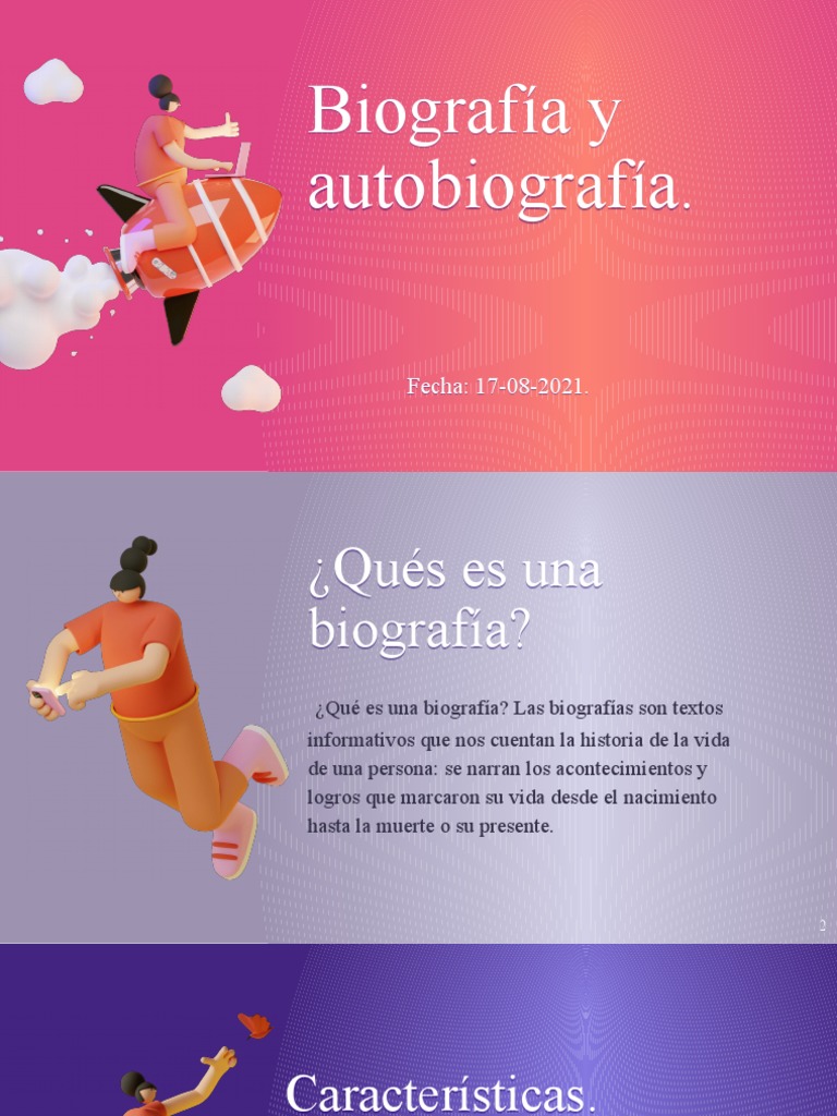 PPT Biografía y autobiografía. | PDF