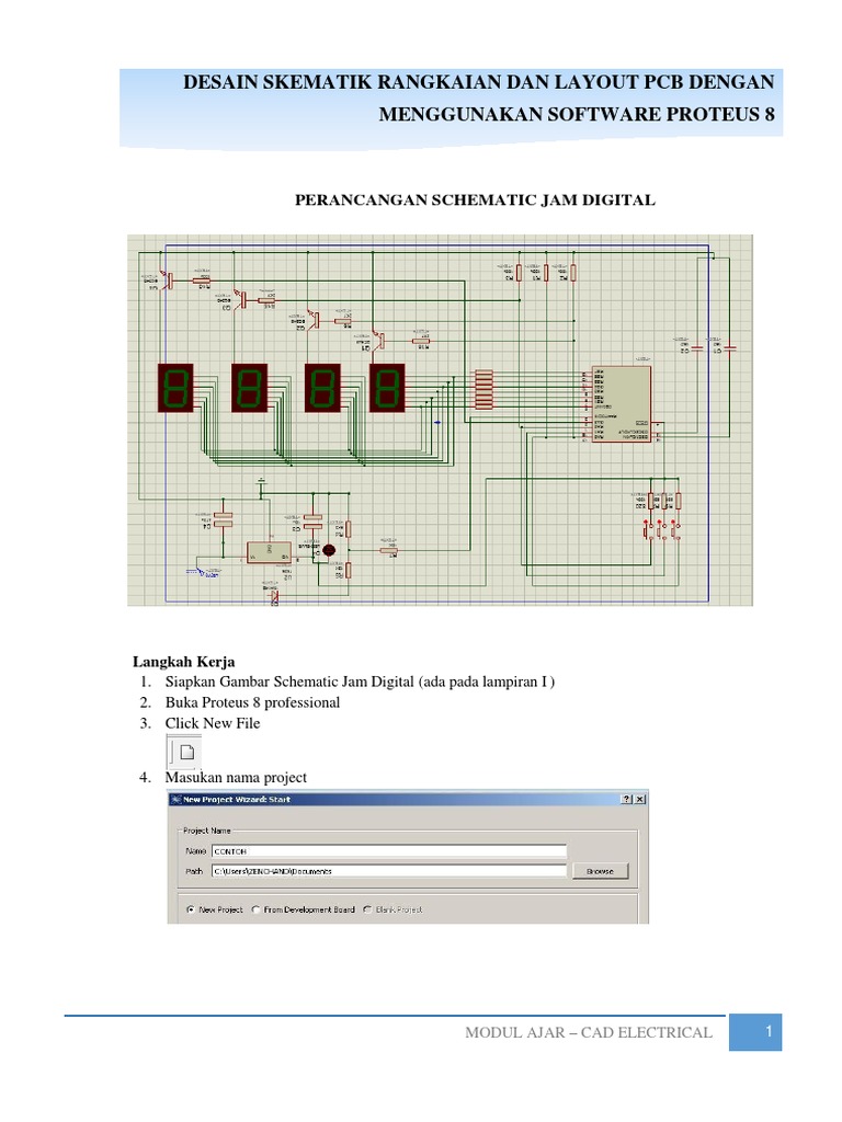 Desain Skematik Dan Layout PCB | PDF