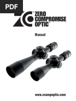 Zeroing M16/M4 with CCO Instructions | PDF | Telescopic Sight | Firearms