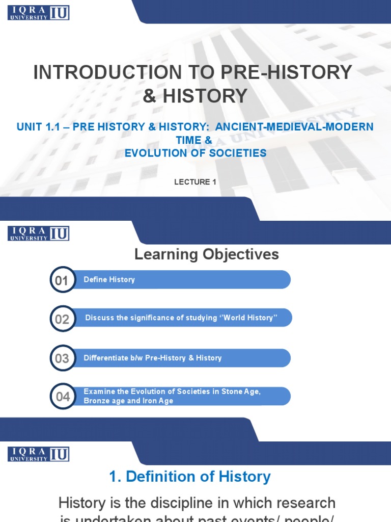 Prehistory to Modern History Overview | PDF | Sumer | Mesopotamia