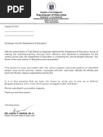 Request Letter To LGU | PDF