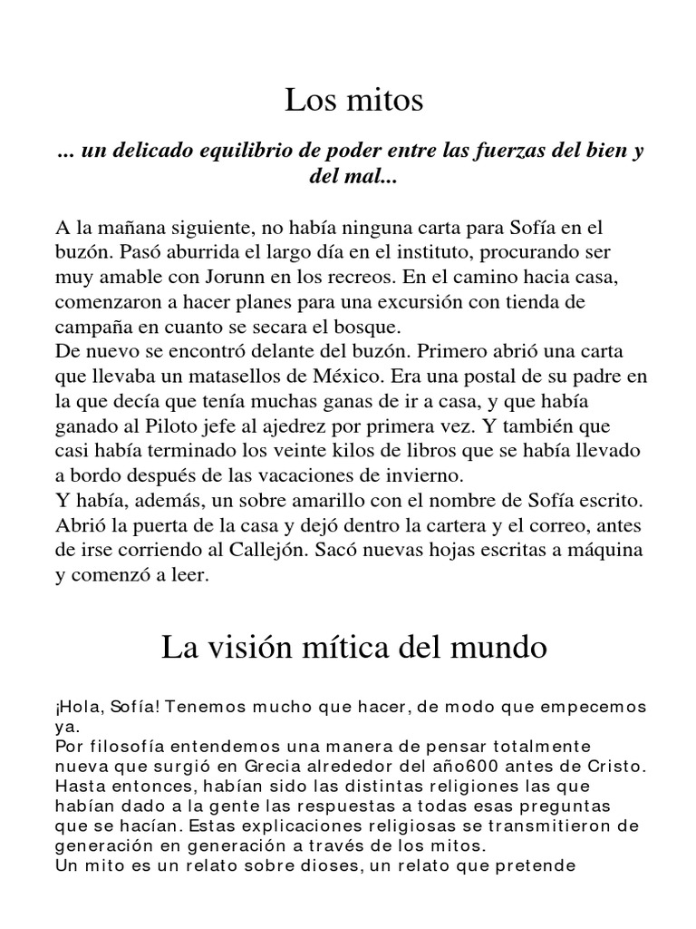 Los Mitos | PDF