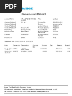 Bank Statement-Vietnam Vietcombank Statement PDF | PDF | Vietnam