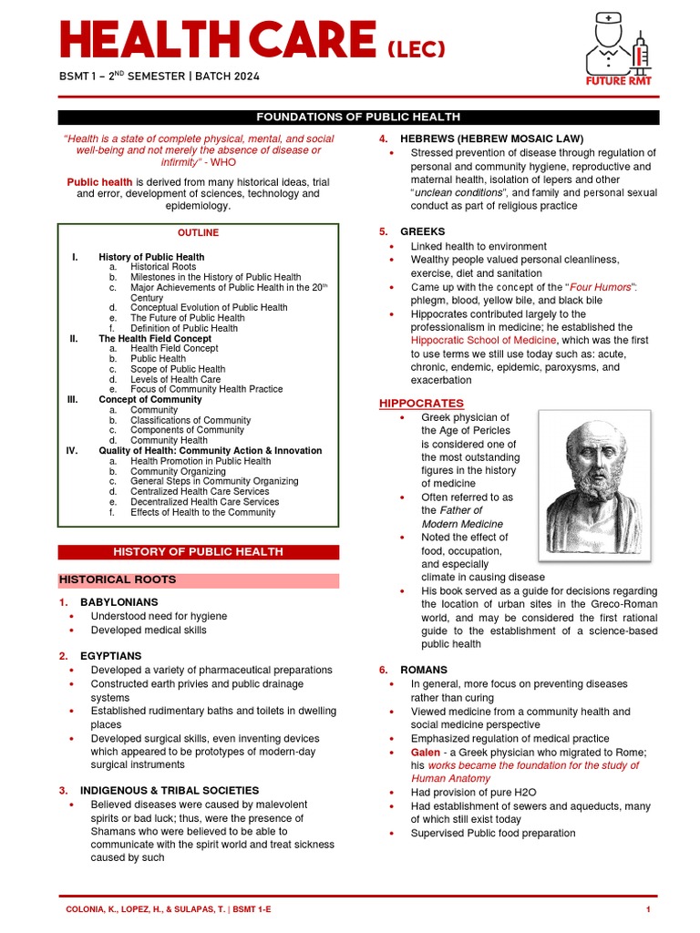 Foundations of Public Health | PDF | Public Health | Health Care