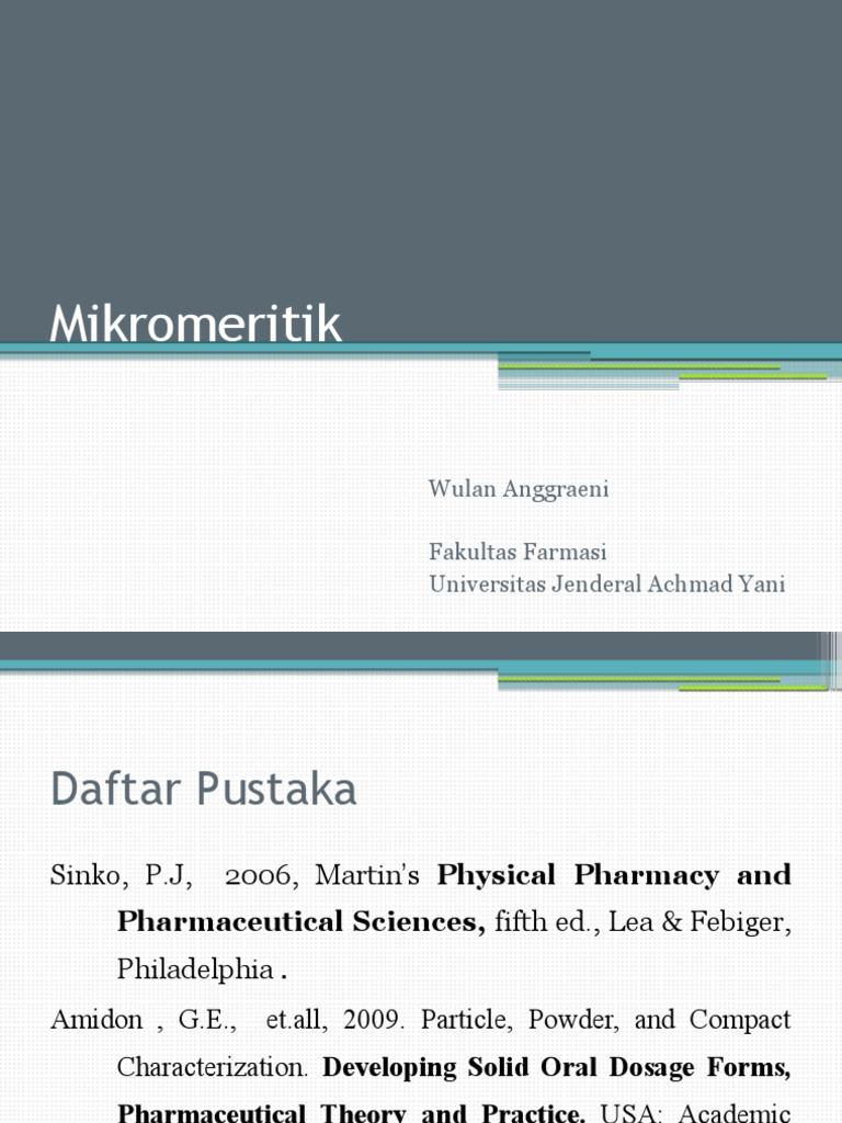 Mikromeritik | PDF