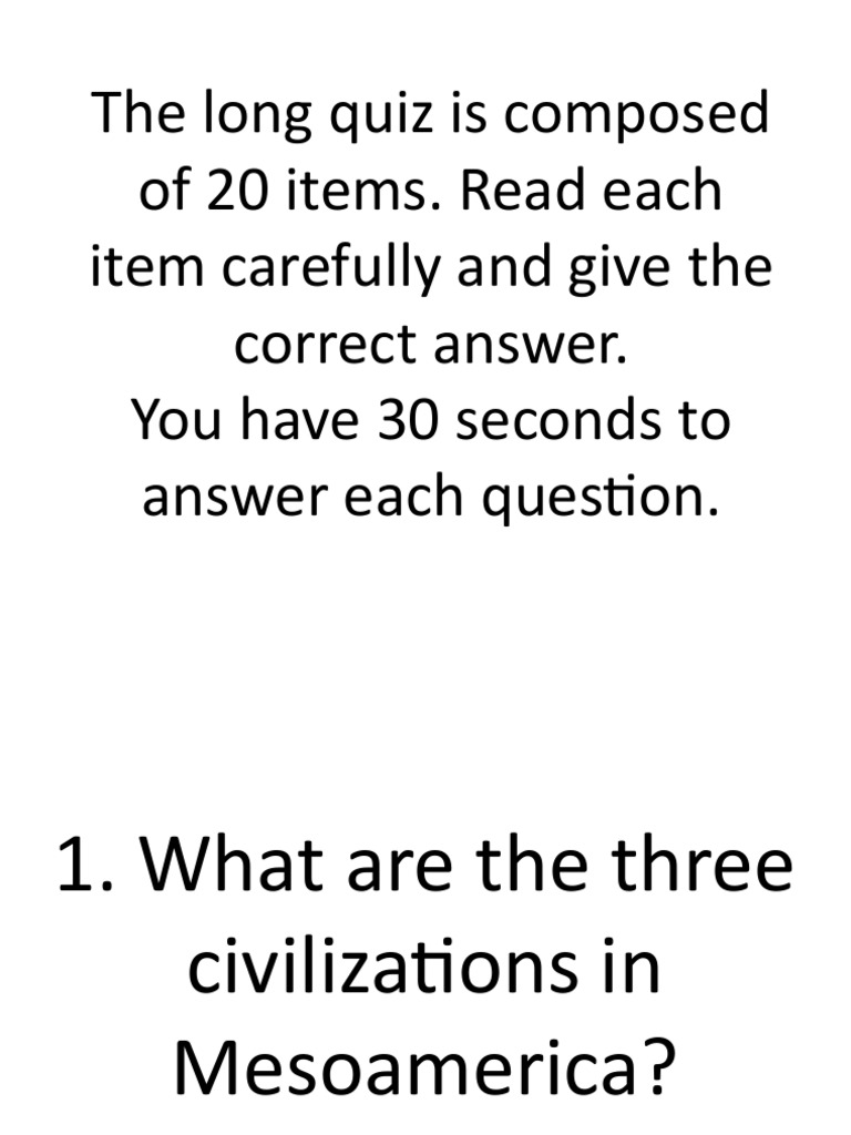 Sts - Long Quiz | PDF