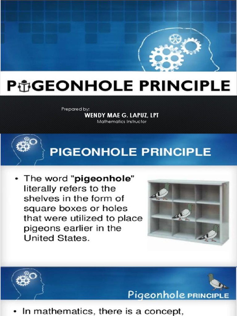 Pigeonhole Principle | PDF