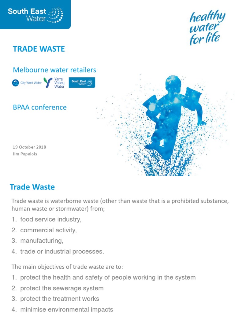 Melbourne Water Trade Waste by Jim Papalois | PDF | Hydraulic ...