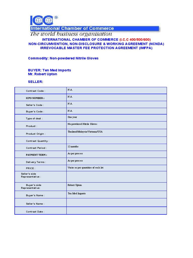 ICC agreement protects buyer, seller commissions | PDF | Financial ...