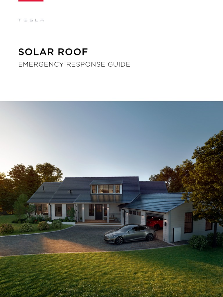 Solar Roof: Emergency Response Guide | PDF | Photovoltaics | Solar Panel