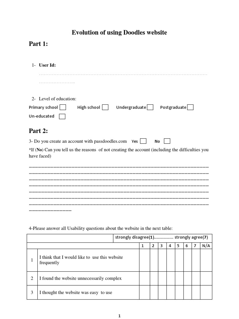 Evolution of Using Doodles Website | PDF | Information Technology ...
