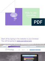 Socrative Quiz Guide for Teachers | PDF | Software | Mobile Computers