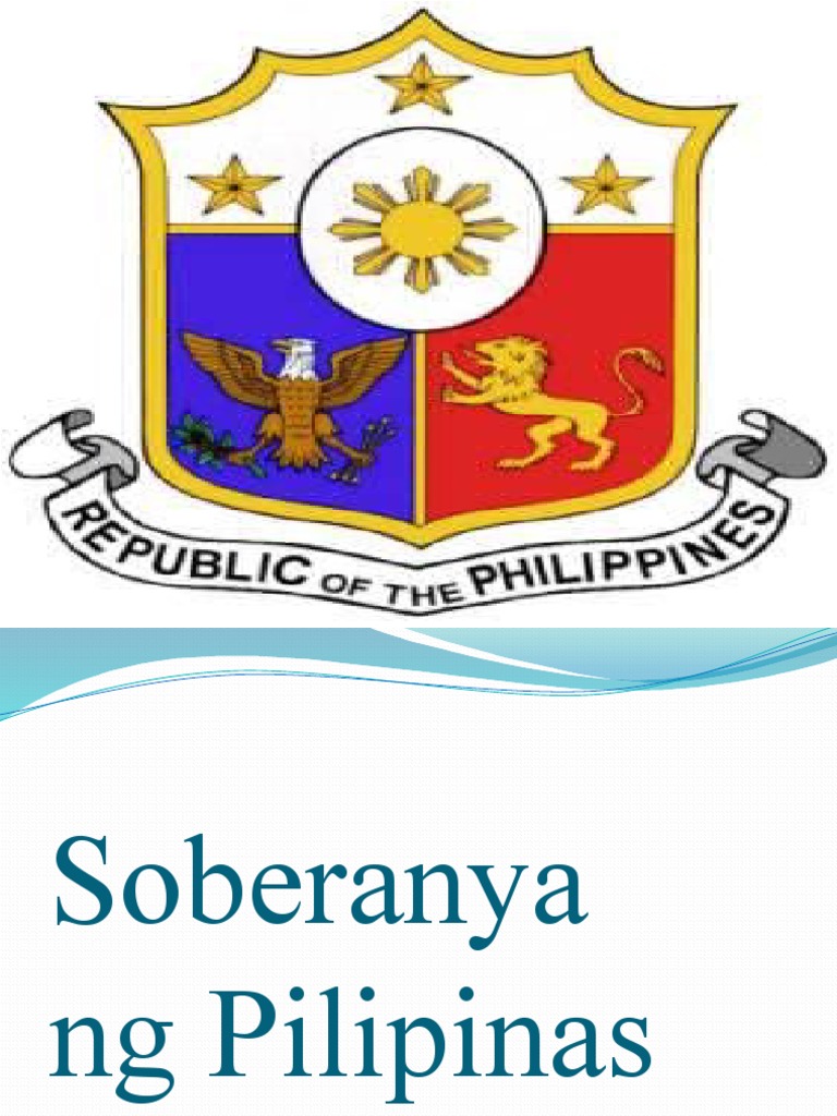 Soberanya NG Pilipinas | PDF
