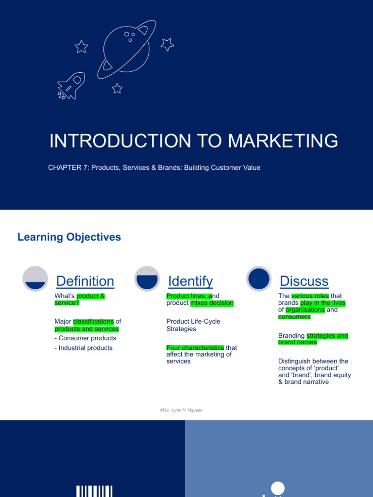 Introduction To Marketing: CHAPTER 7: Products, Services & Brands ...