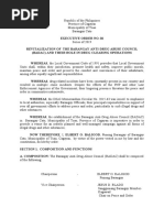 Tab B. Resolution - Eo - 1. Badac Reactivation | PDF | Government | Justice