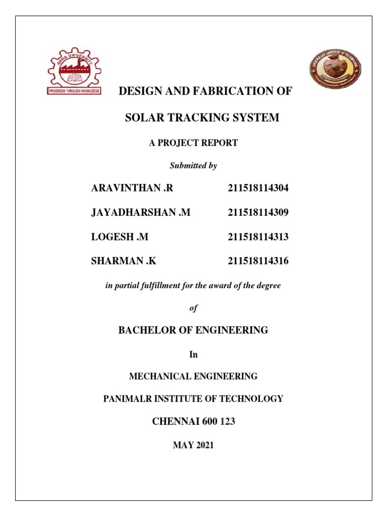 Solar Tracking System | PDF | Bipolar Junction Transistor | Microcontroller