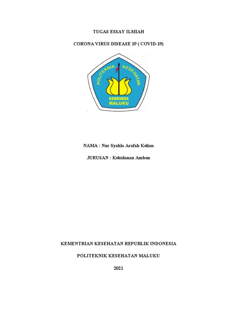Contoh Cover Essay Mahasiswa 2021 | PDF | Kesehatan Holistik | Sains ...
