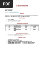 IIM CV Template | PDF