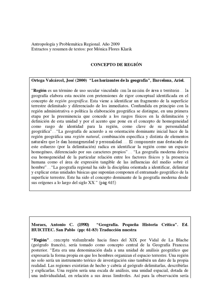 Definición de Región Geográfica | PDF | Geografía | Naturaleza