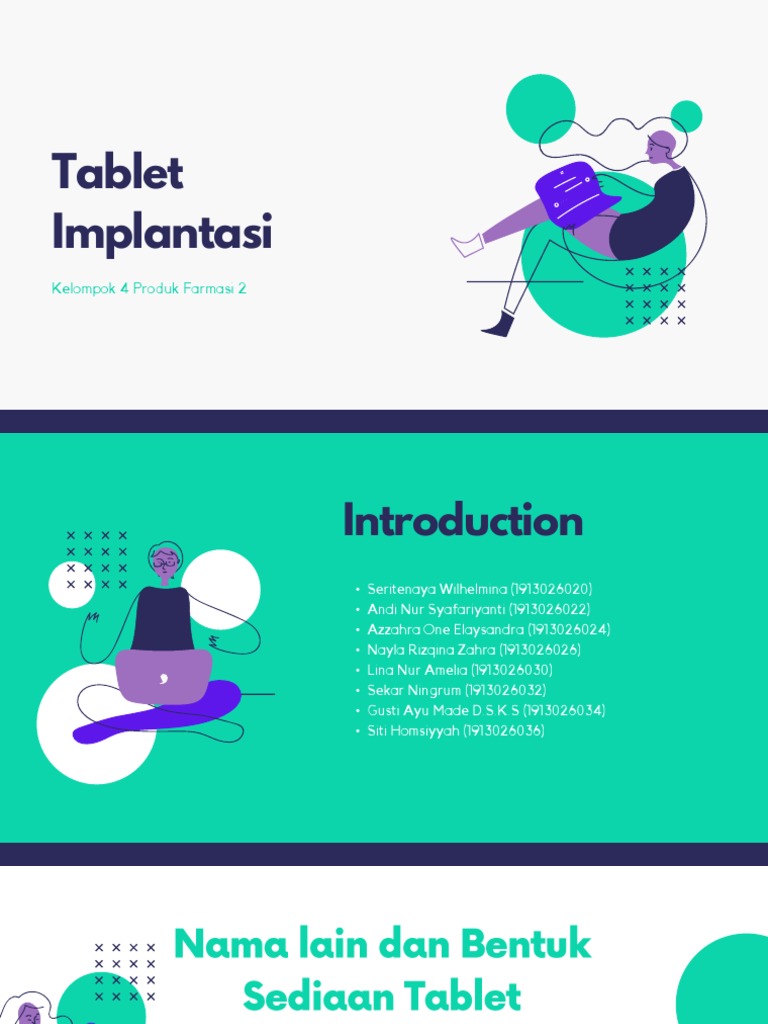 Tablet Implan: Konsep dan Contoh Obat | PDF