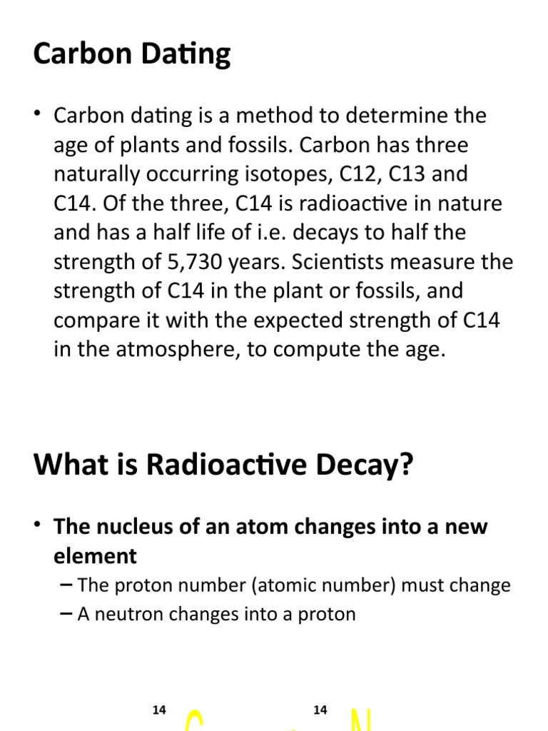 Carbon Dating | PDF