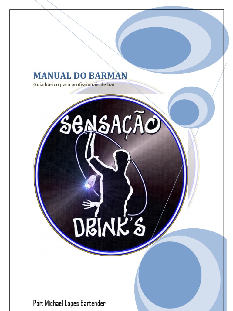 MANUAL DO BARMAN (Por Michael Lopes Bartender) | PDF | Barman | Bebida