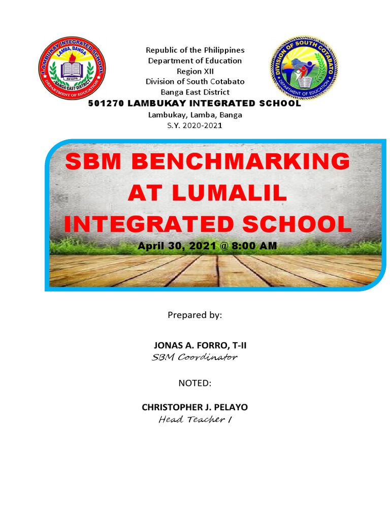 SBM Benchmarking at Lumakil School | PDF | Cognition | Behavior ...