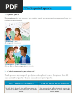 Reported Speech: Preguntas y Órdenes | PDF | Verbo | Gramática