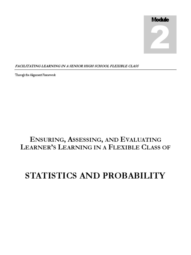 Part 1. Common Parts of The Module | PDF | Educational Assessment ...