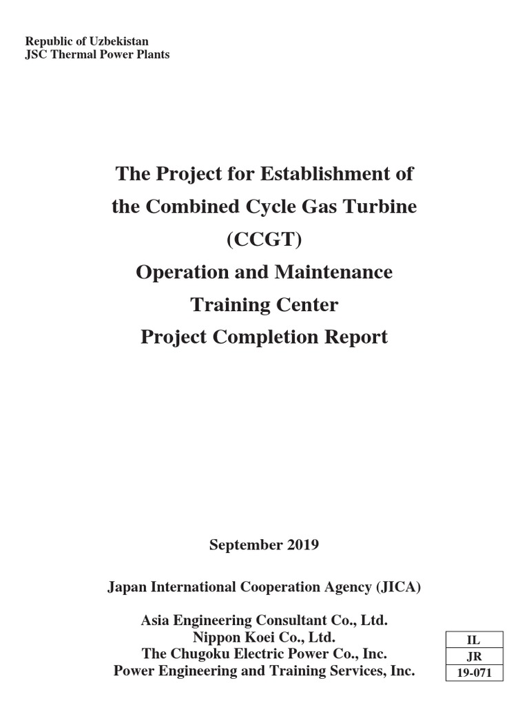 CCGT Operation and Maintenance Training Center | PDF | Simulation ...