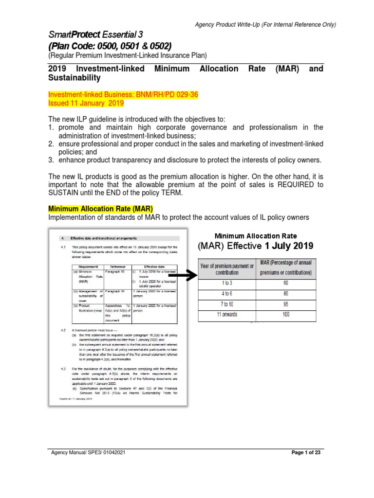 Spe 3 | PDF | Insurance | Life Insurance