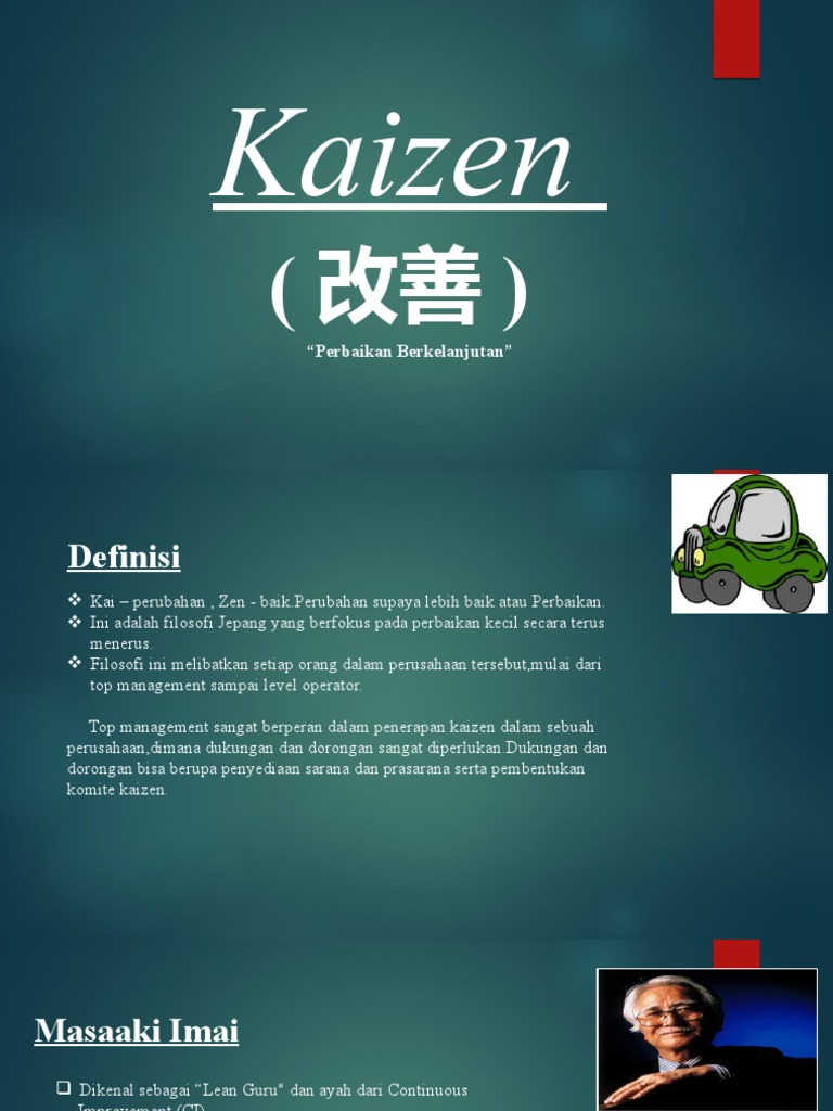 Filosofi Kaizen: Perbaikan Berkelanjutan | PDF | Bisnis