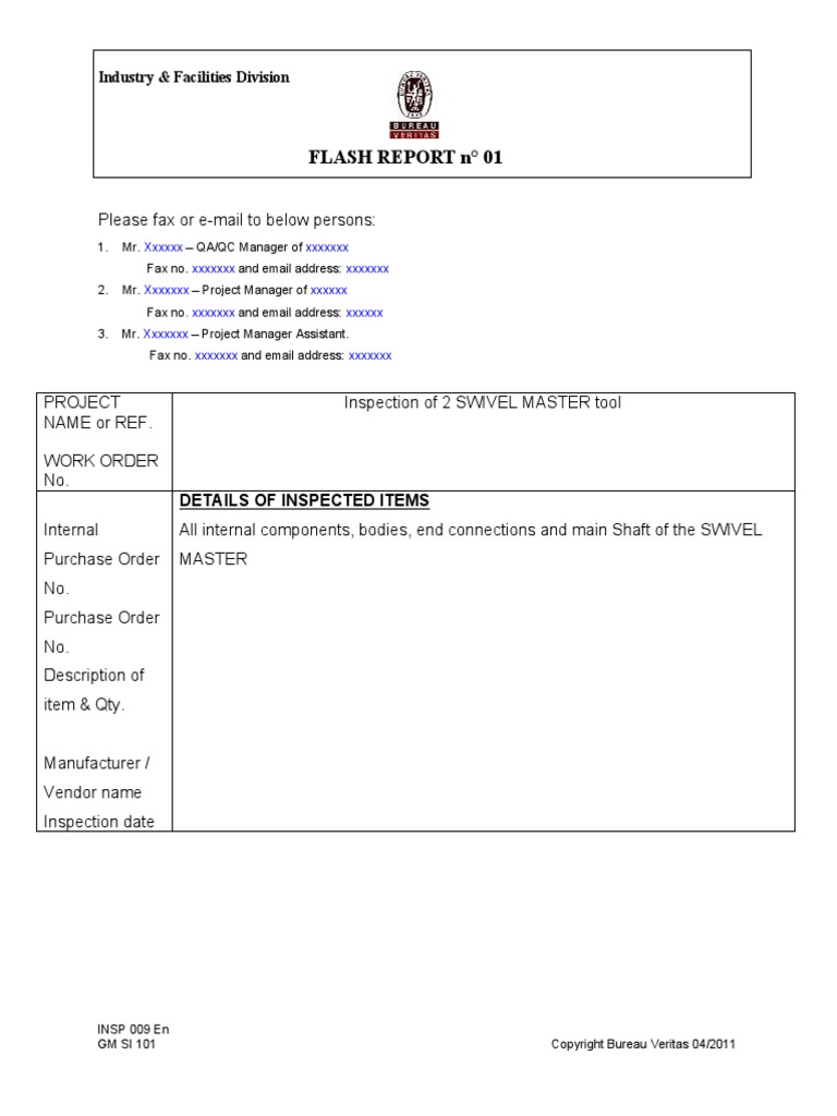 INSP009 - en - Flash - Report - 1 Rev1 | PDF | Electrical Engineering ...