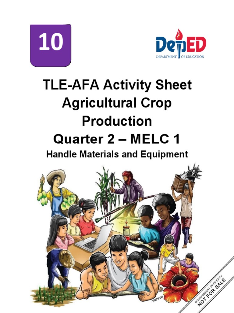 TLE-AFA Activity Sheet Agricultural Crop Production: Quarter 2 - MELC 1 | PDF | Waste Management ...
