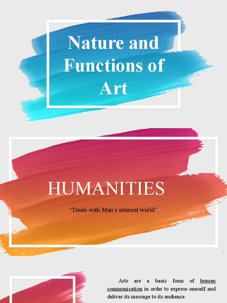 Nature and Functions of Art | PDF | Humanities | Perception