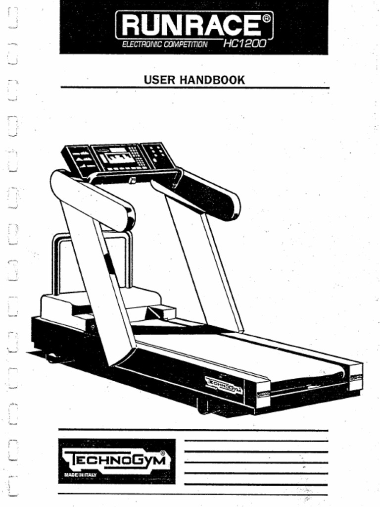 RunRace HC1200 User Handbook | PDF