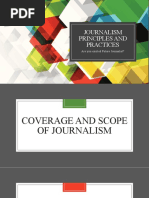 Core Principles of Journalism Explained | PDF | Journalism | Information