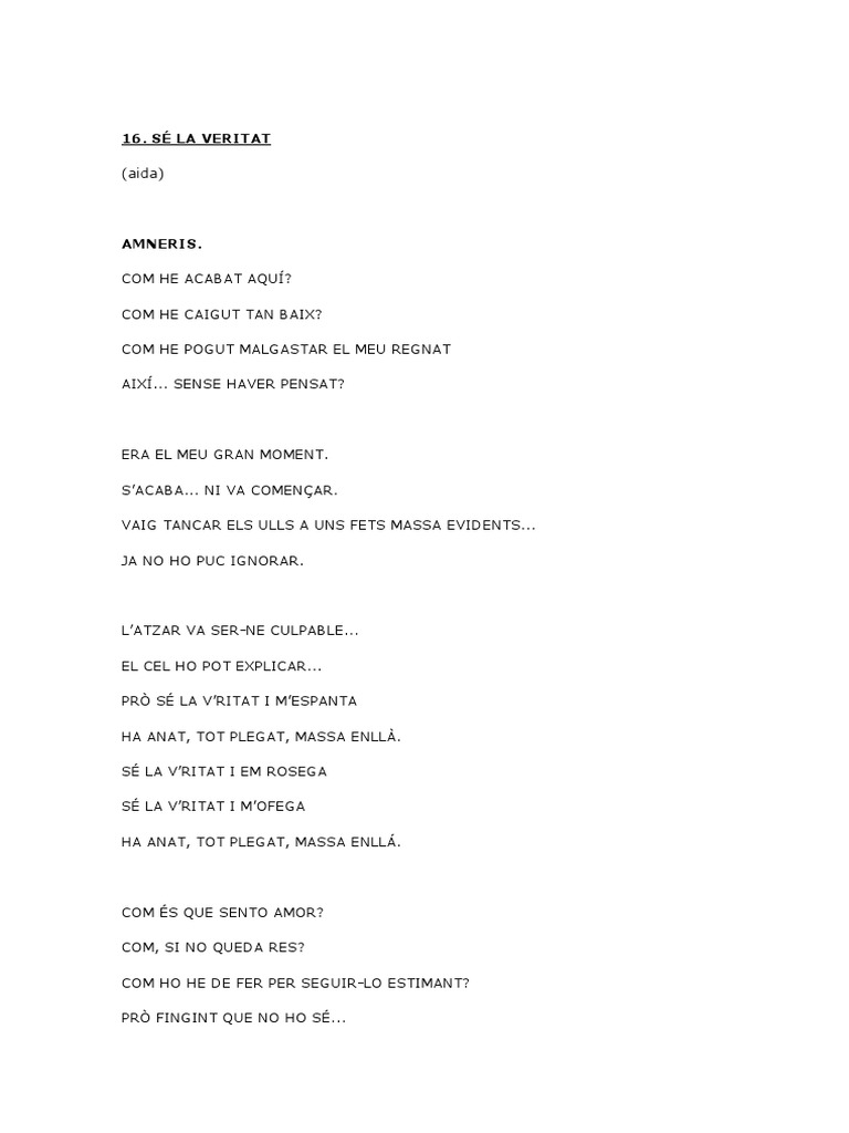 I Know The Truth - C | PDF