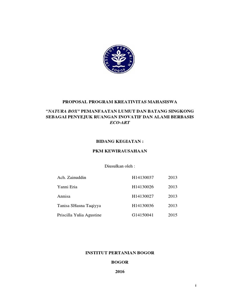 Ach - Zainuddin IPB PKMK | PDF