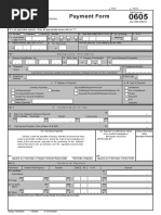 BIR Form 0605 Payment Guidelines | PDF | Withholding Tax | Taxpayer