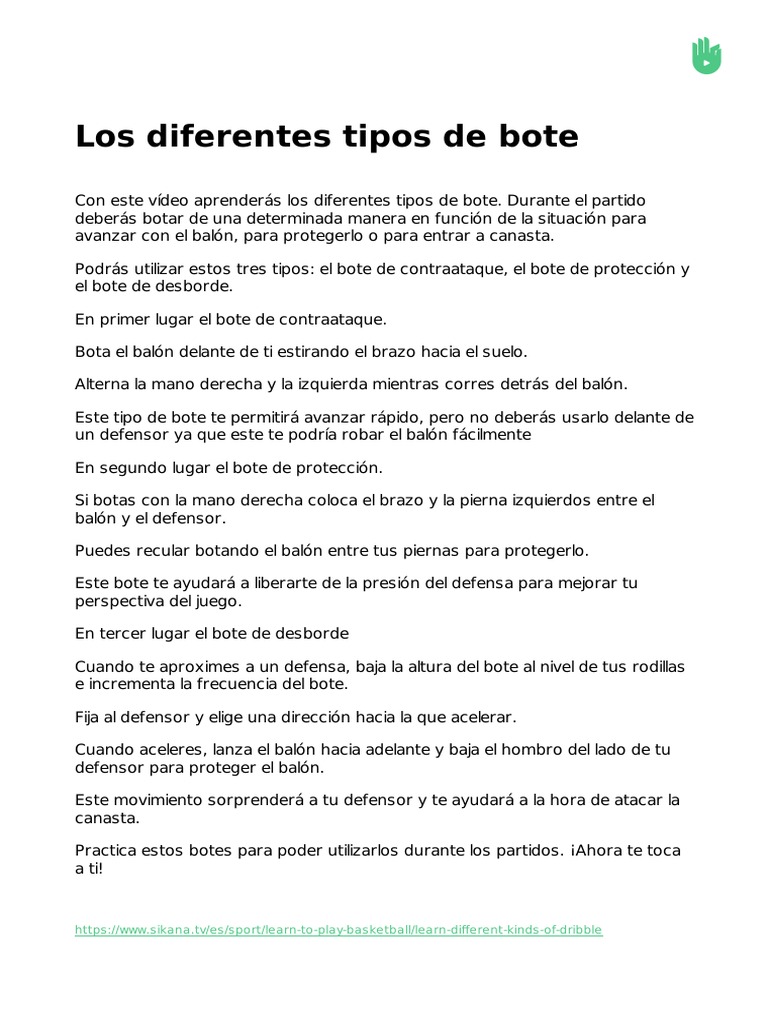 Los Diferentes Tipos de Bote | PDF