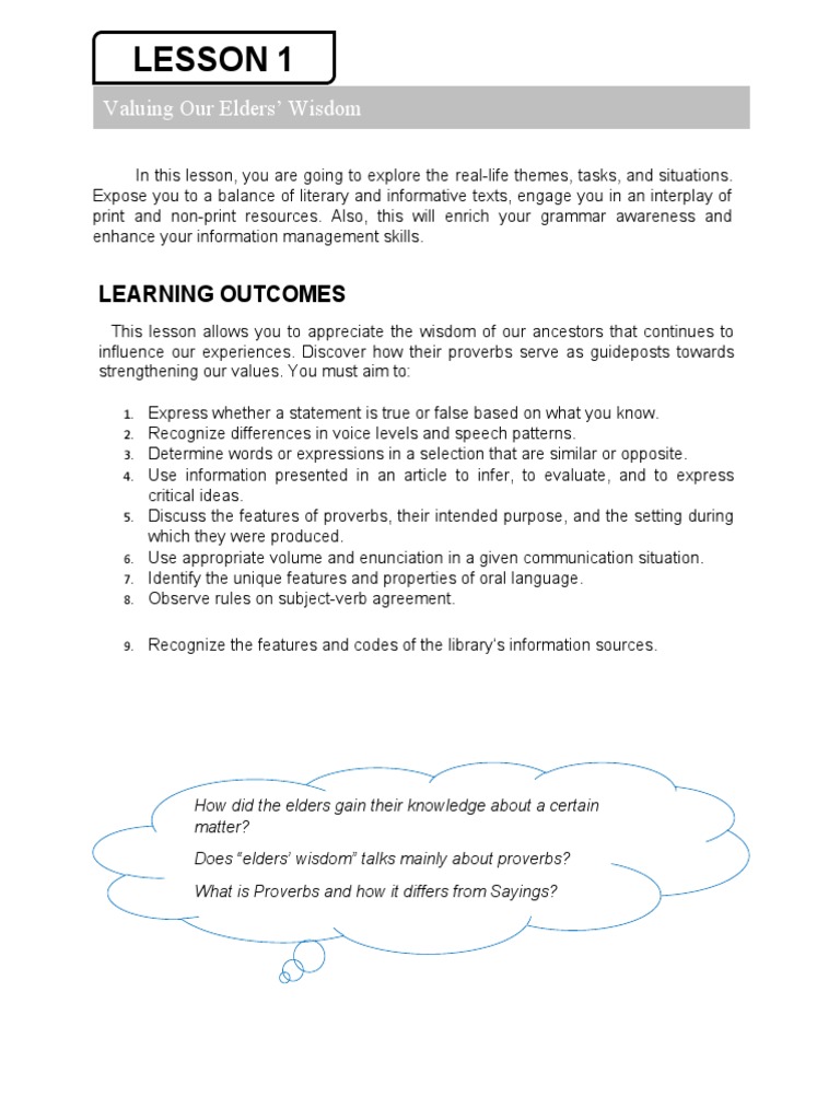 English 7 Module Sample | PDF